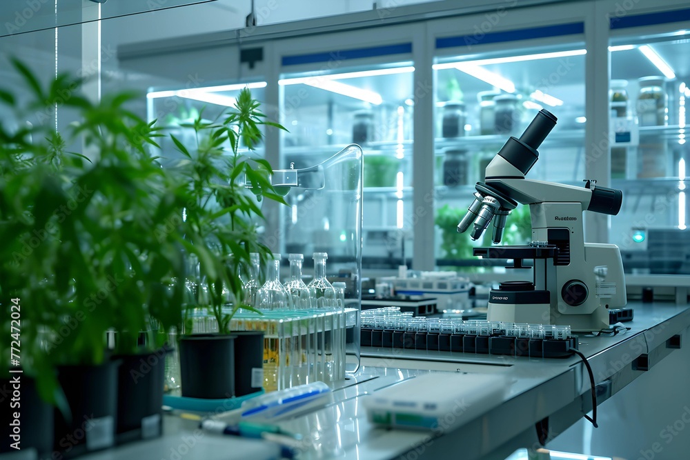 A modern genetic Laboratory Research Scientist Conducts Experiments by ... A modern genetic Laboratory Research Scientist Conducts Experiments by ...