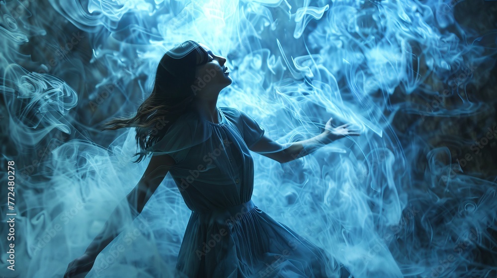 Luna's dreams, buried in an underground world, collide with antimatter ...