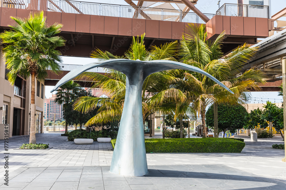 Dubai, UAE – February 20, 2024: The Pointe, Palm Jumeirah, is Dubai's ...