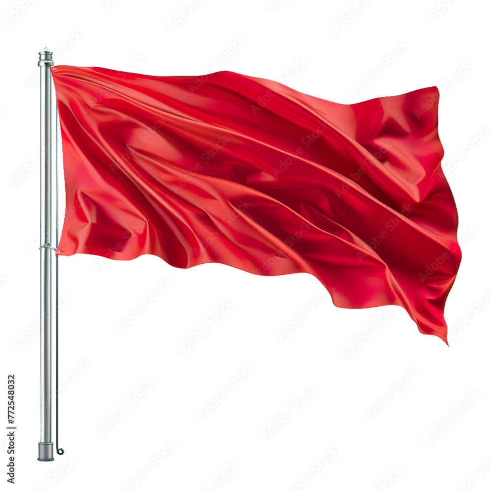 Isolated red flag with transparent background, png, no background Stock ...