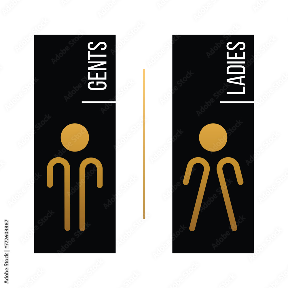 WC sign Vector EPS Flat Artwork for Sign Design, Flat icon, Web and ...