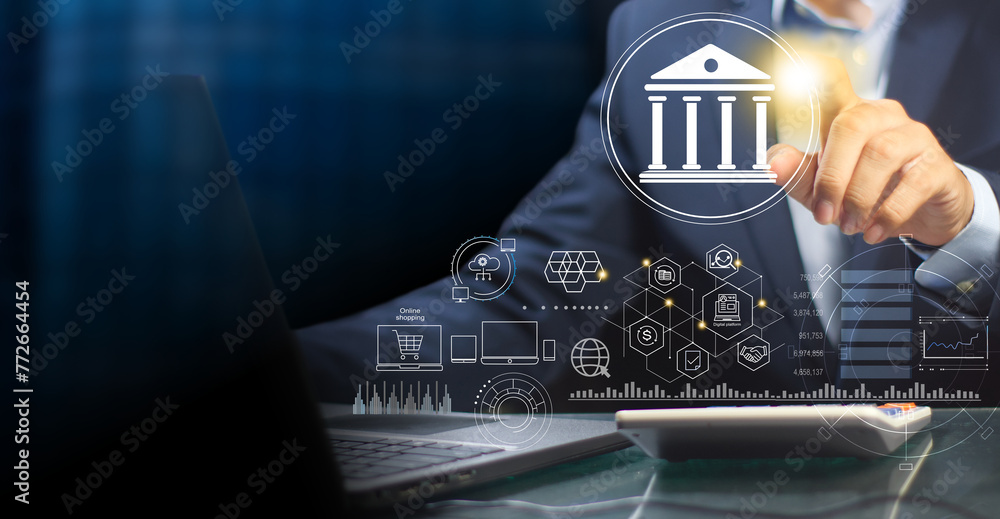 virtual bank concept combines a bank with data from an e-commerce ...