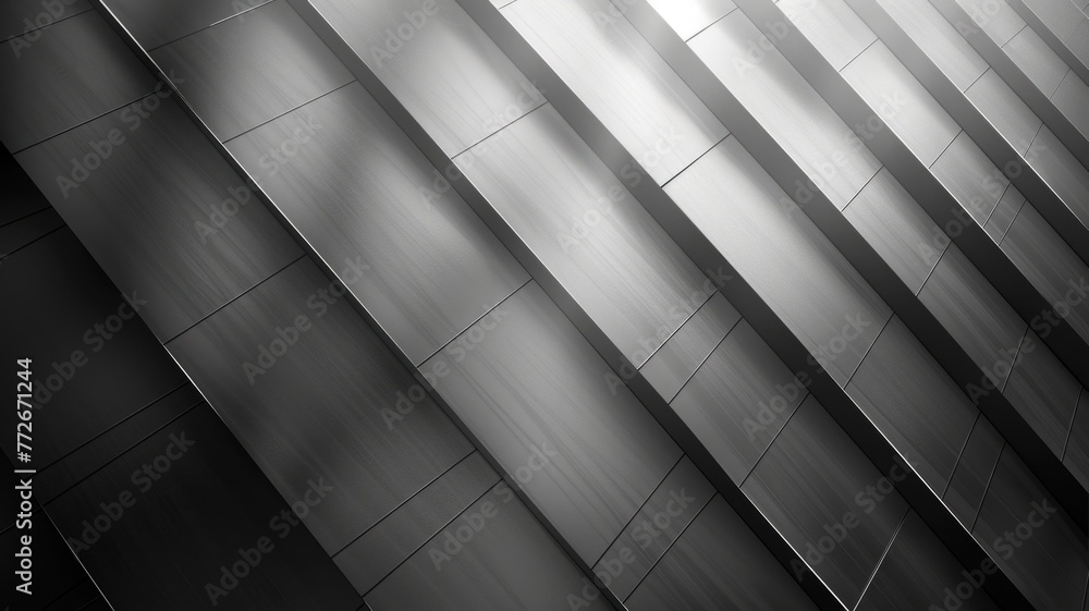 Monochromatic view of architectural patterns - A dramatic black and ...