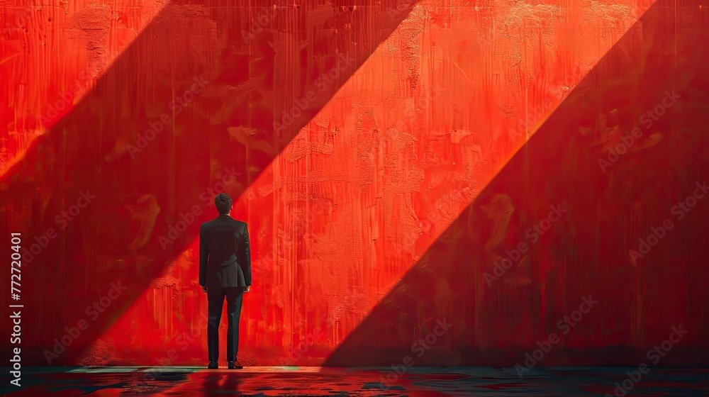 A person's apprehension and courage on their first day at a new job ...