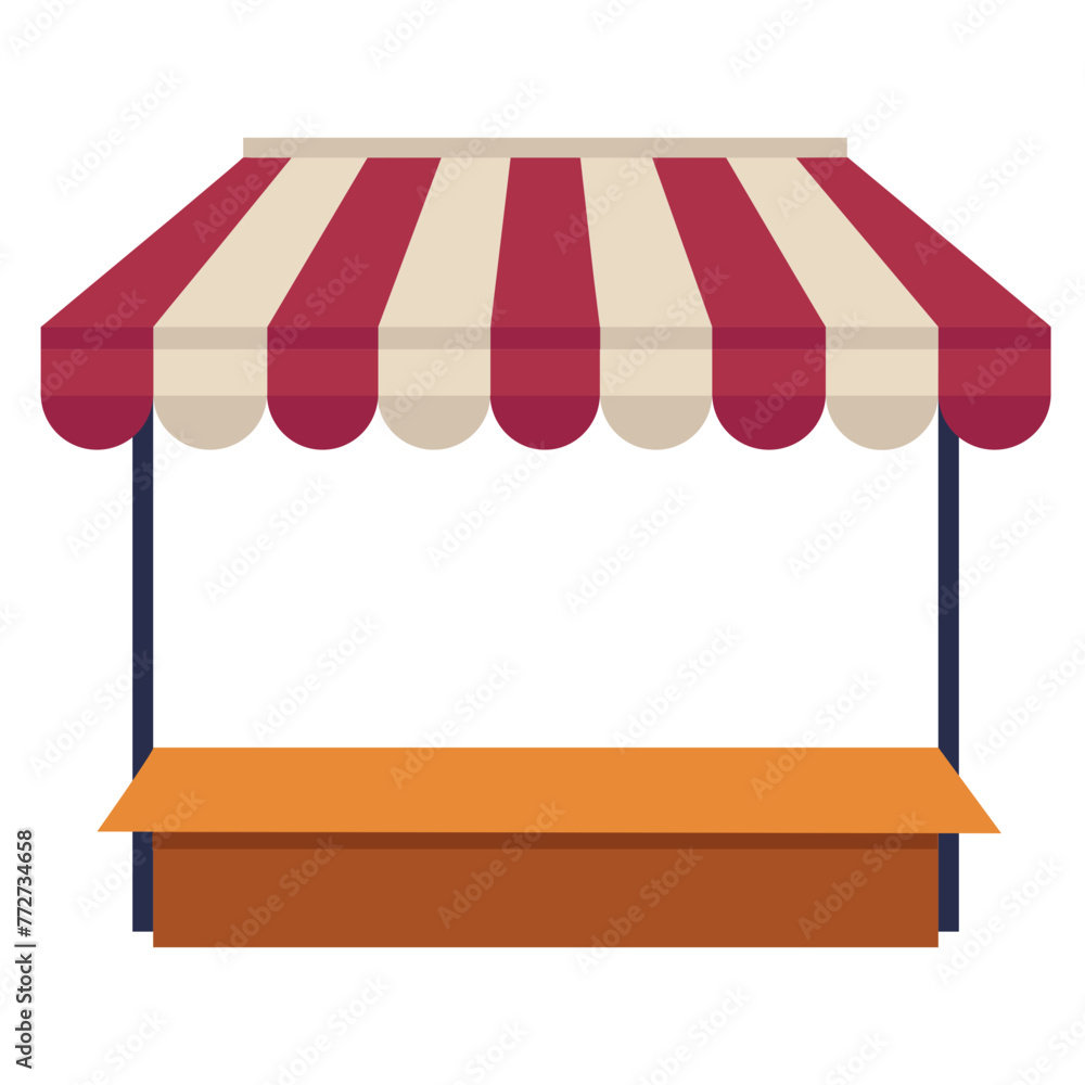 Shop canopy, shelter, commercial canopy element, canopy vector, shop ...
