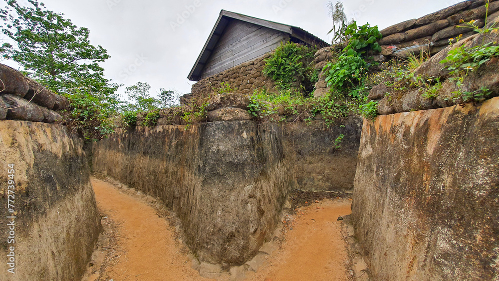 Trench Warfare Of US Army In Ta Con Airport Relics, Vietnam. Ta Con ...