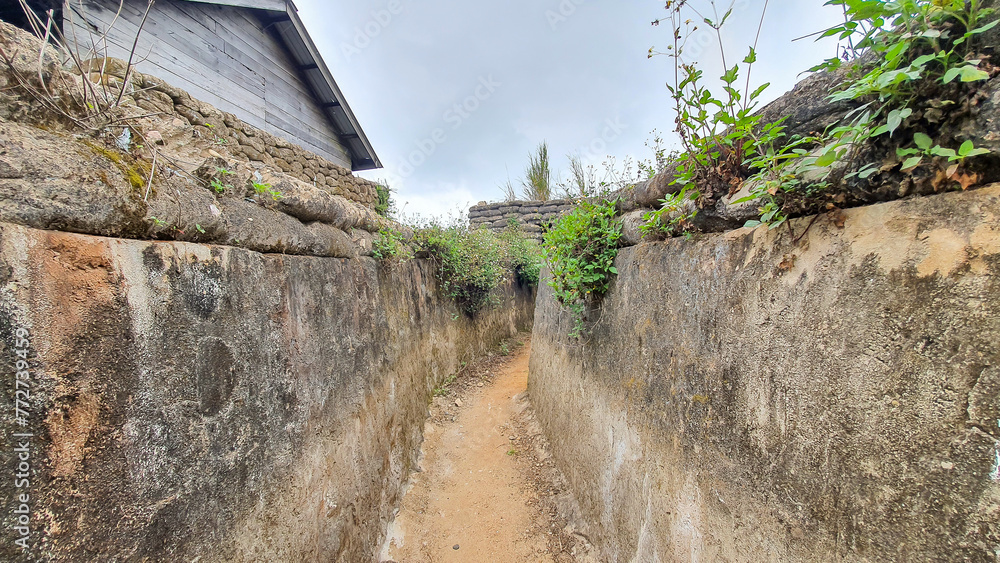Trench Warfare Of US Army In Ta Con Airport Relics, Vietnam. Ta Con ...