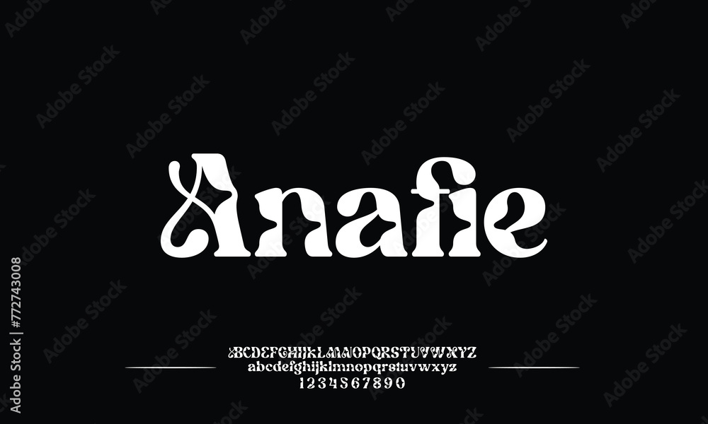 Vetor de Anafie is classic alphabet letters set. Exclusive Custom ...