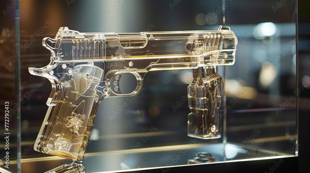 Photo & Art Print Glock pistol with unique design concept and beautiful ...