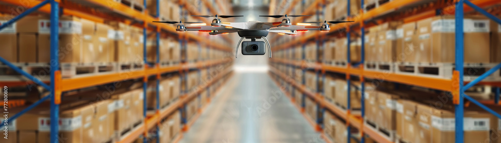 Warehouse operations witness a transformation under the wings of drones, where delivery and ...
