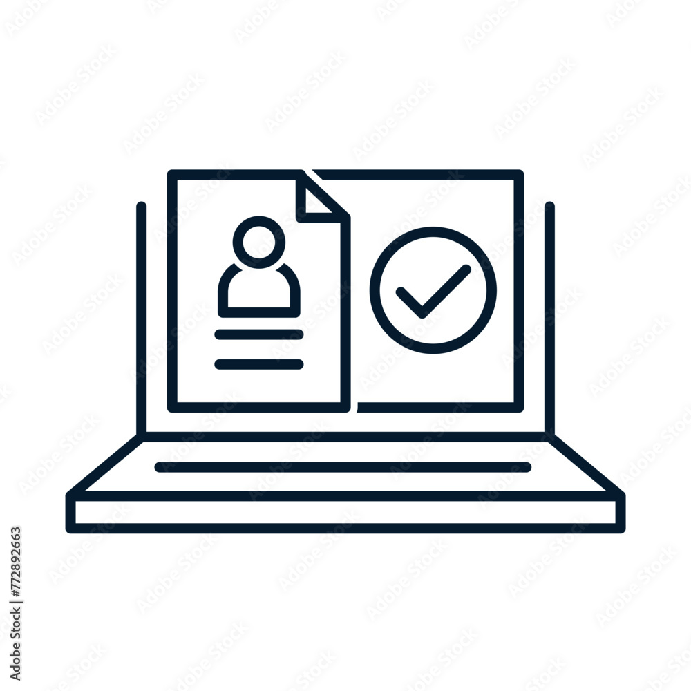 Concept of submit file, download application form, enroll in course ...