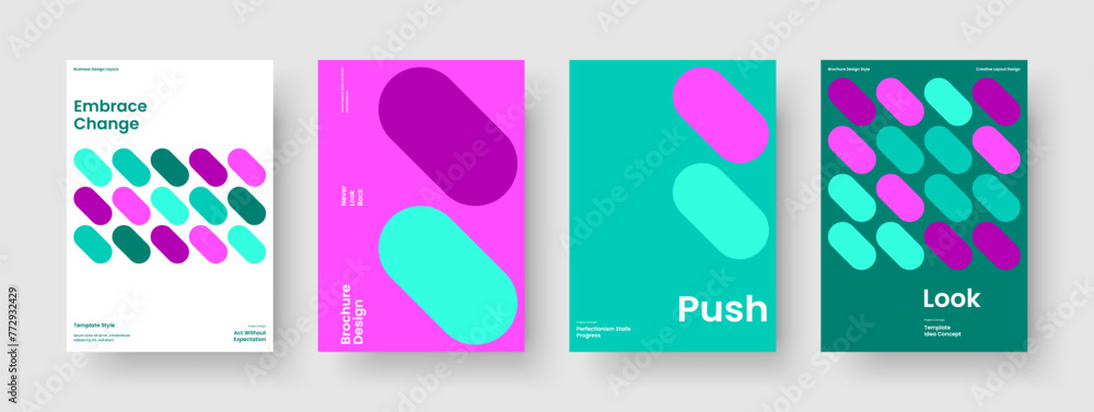 Creative Background Layout. Abstract Brochure Design. Isolated Banner ...