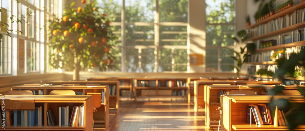 3D animated scene of a student receiving a scholarship award ...