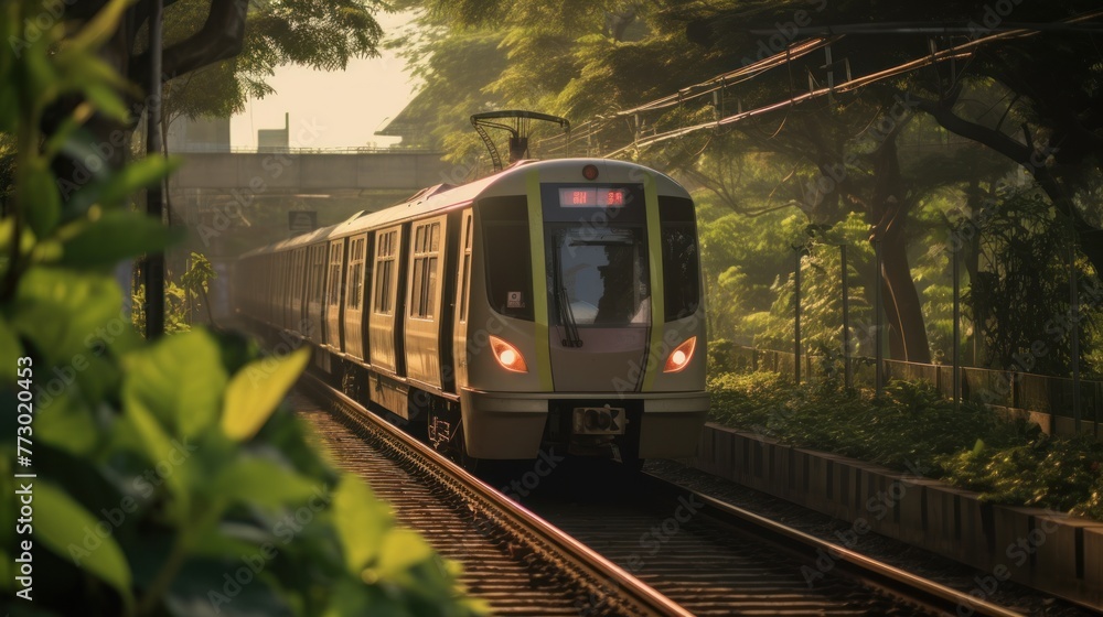 jabodebek lrt train set arrives at Rasuna said station in south, AI ...