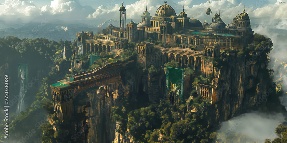 fortress, castle, old town, construction, vintage background, products ...