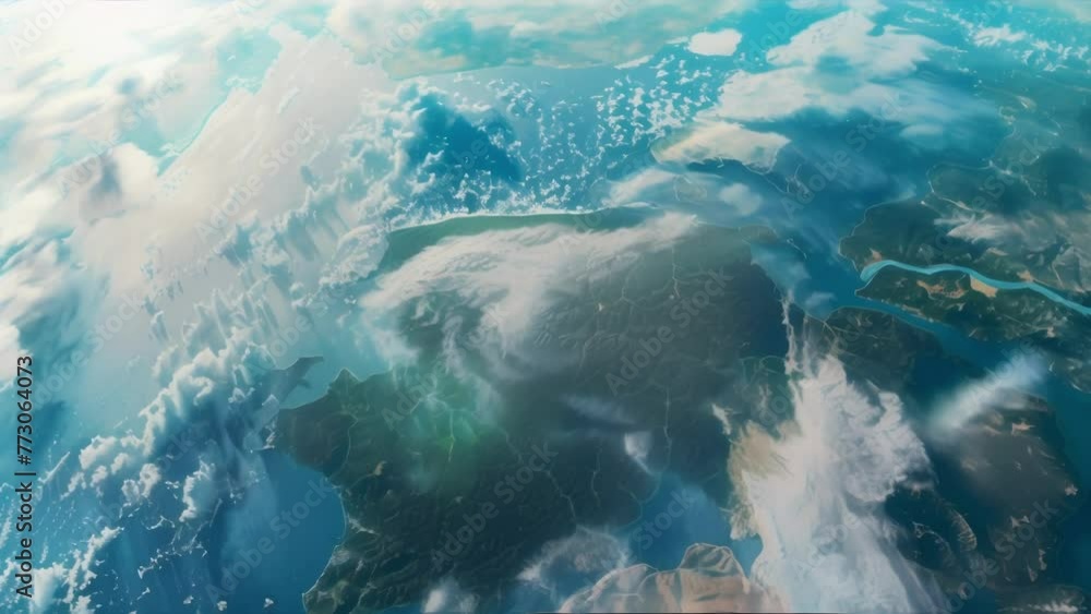 Explore an interactive map animation showcasing the Earths majestic ...