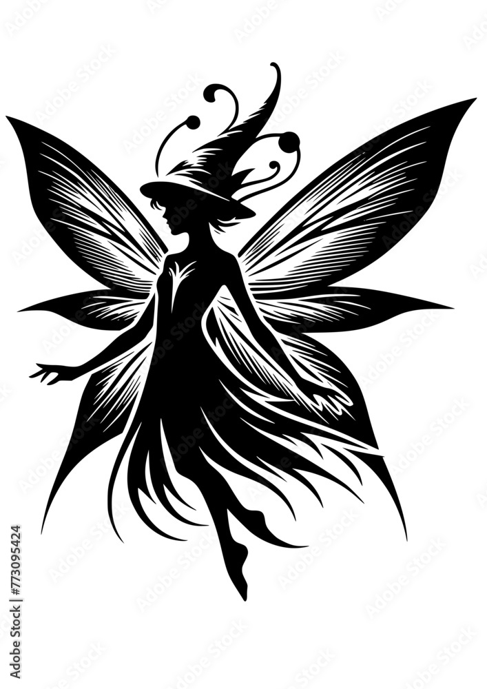 Fairy SVG, Fairy PNG, Fairy clipart, Fairy Silhouette, Tooth Fairy svg ...