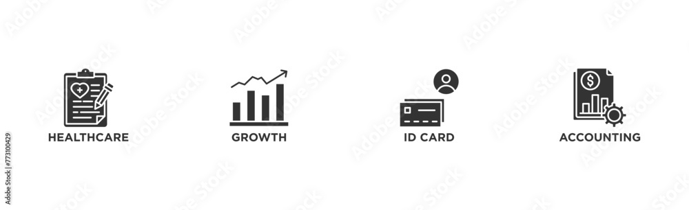 HSA banner web icon vector illustration concept for health saving ...
