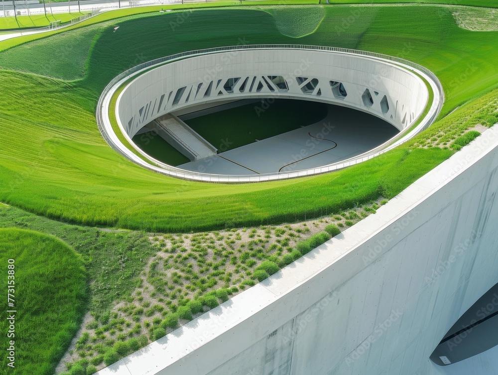 Green-powered stadium with efficient waste management welcomes athletes ...