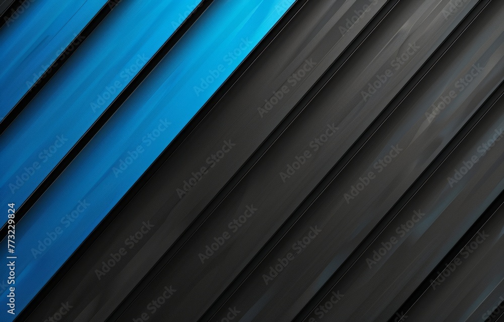 Black background with blue lines, in a diagonal composition with a ...