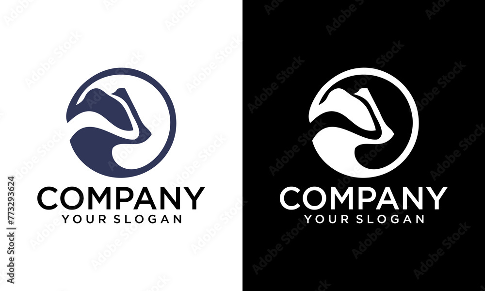 Mink Silhouette Vector Graphics. Mink icon. Trendy Mink logo concept on ...