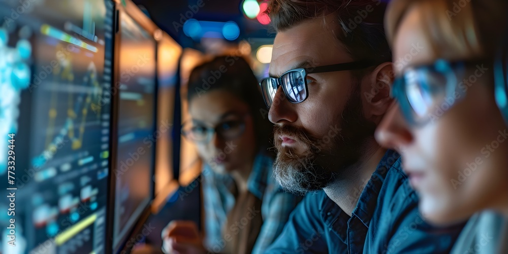 Data Scientists Working On Training And Deploying Machine Learning Models In A Cloudbased