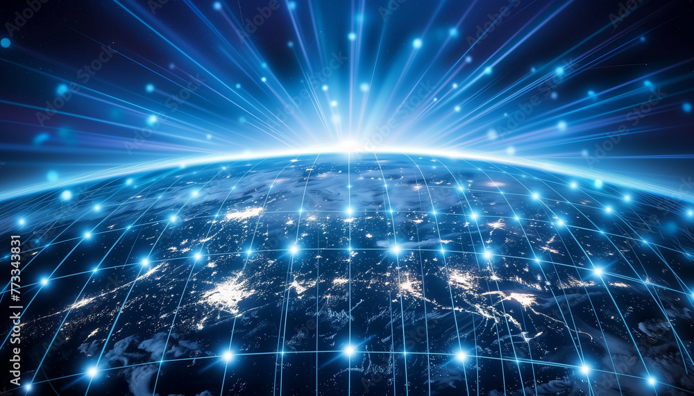 Connection structure of point and line networks in the world Stock ...