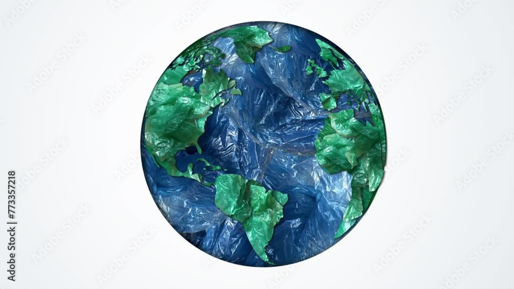 Planet vs. Plastics , Earth day 2024 concept 3d tree background ...
