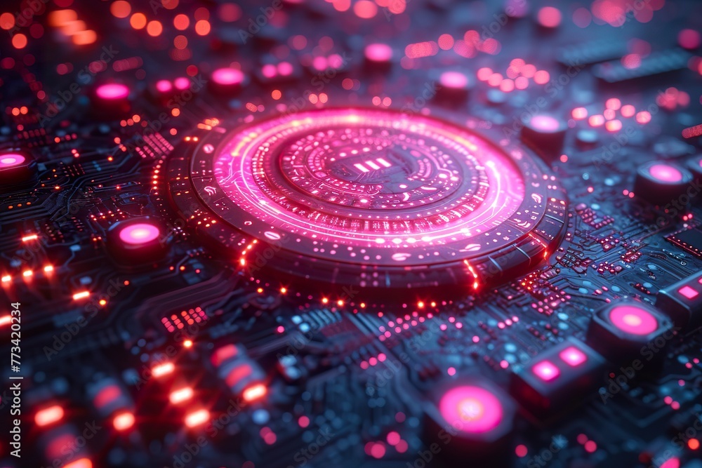 Foto de stock elegant design of hi tech, mechanical technology ...