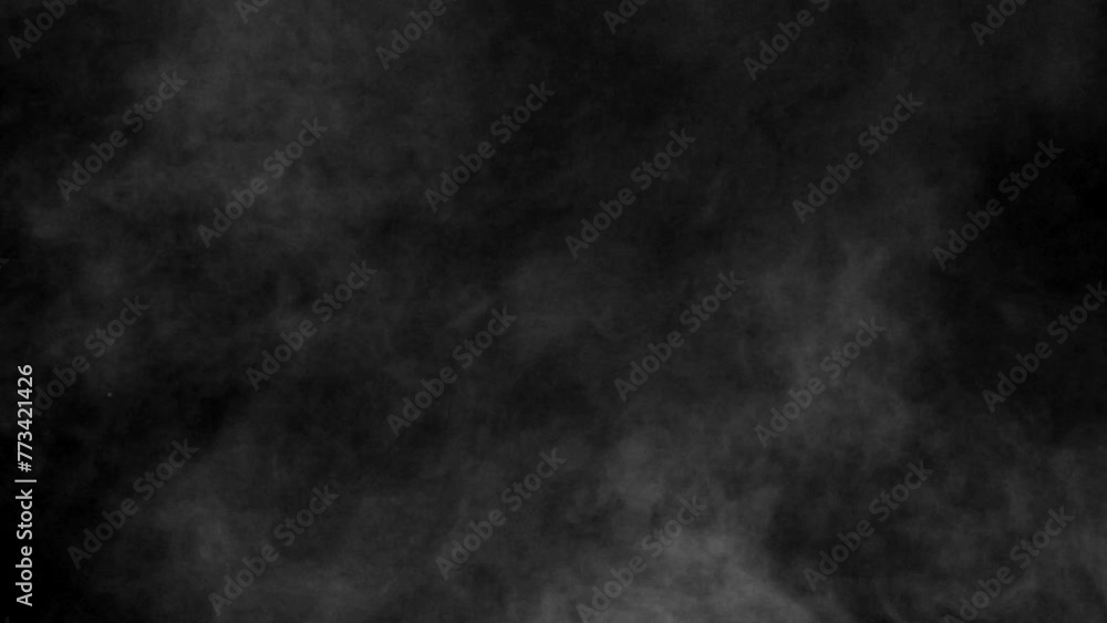 Abstract white smoke in slow motion. Smoke, Cloud of cold fog in light ...
