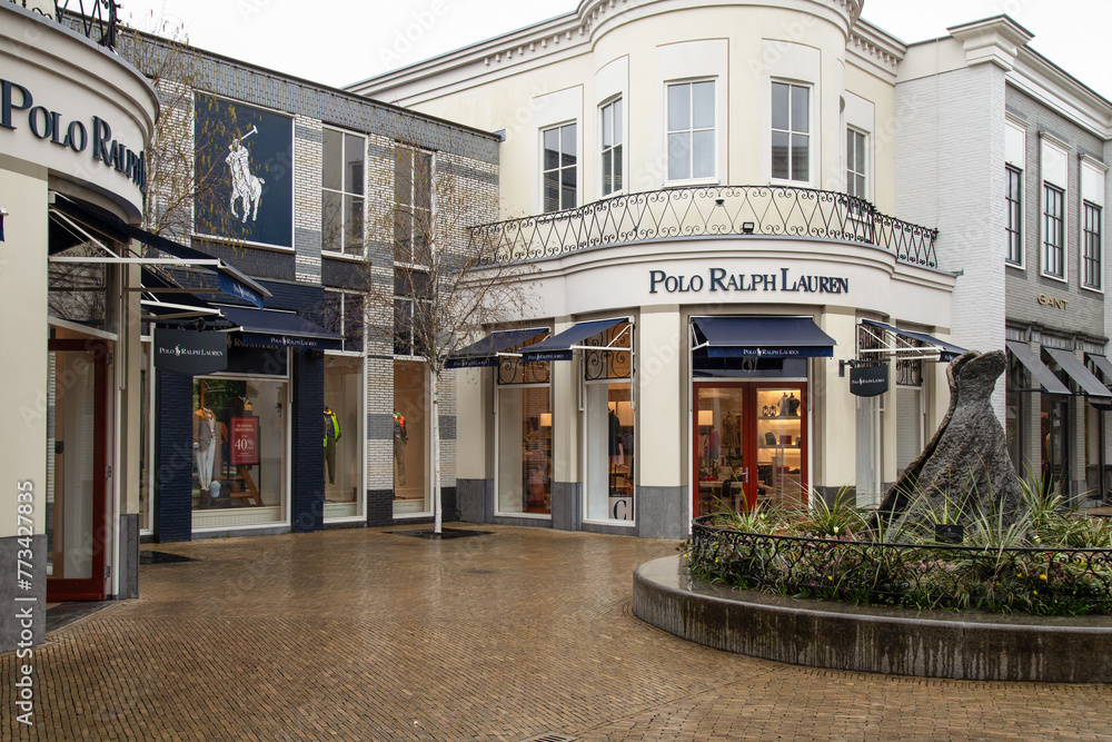 Lelystad, Netherlands, March 28, 2024; Luxury clothing store Polo Ralph ...