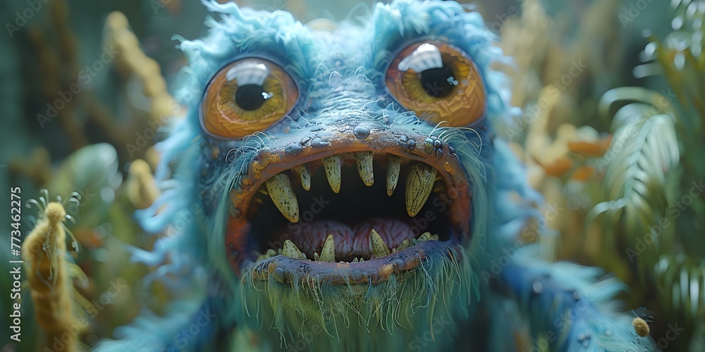 Creating a lifelike k animated monster with physical motion blur on a ...
