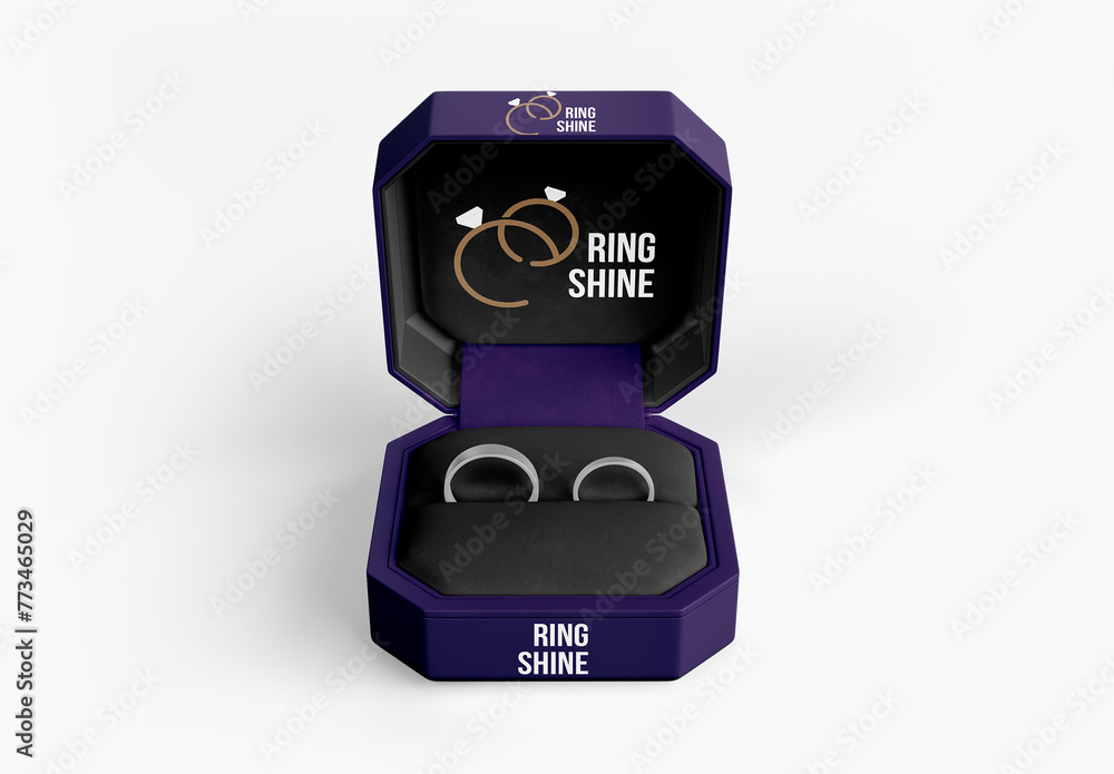 Ring Box Mockup Stock Template | Adobe Stock