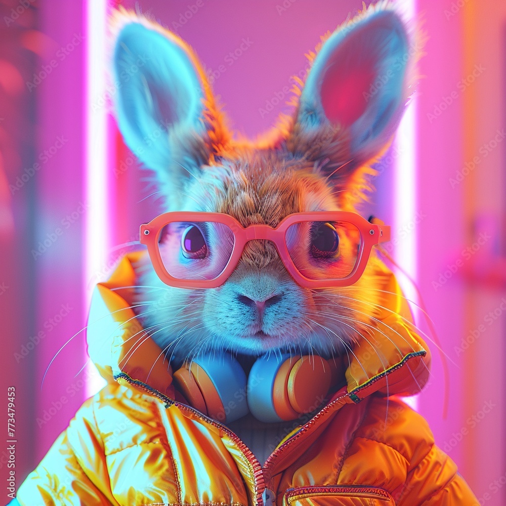 Animals and Influencers & Retro Active A digital artwork of famous ...