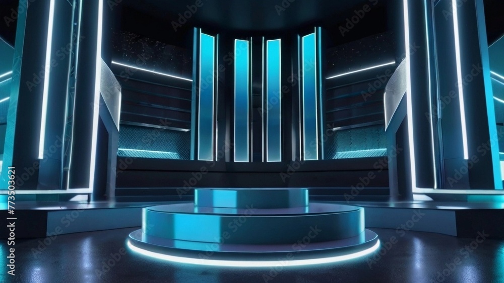 abstract neon glow color 4K moving seamless art loop background ...