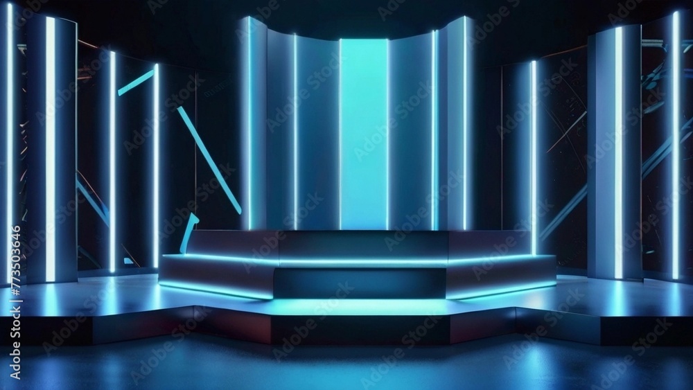 abstract neon glow color 4K moving seamless art loop background ...