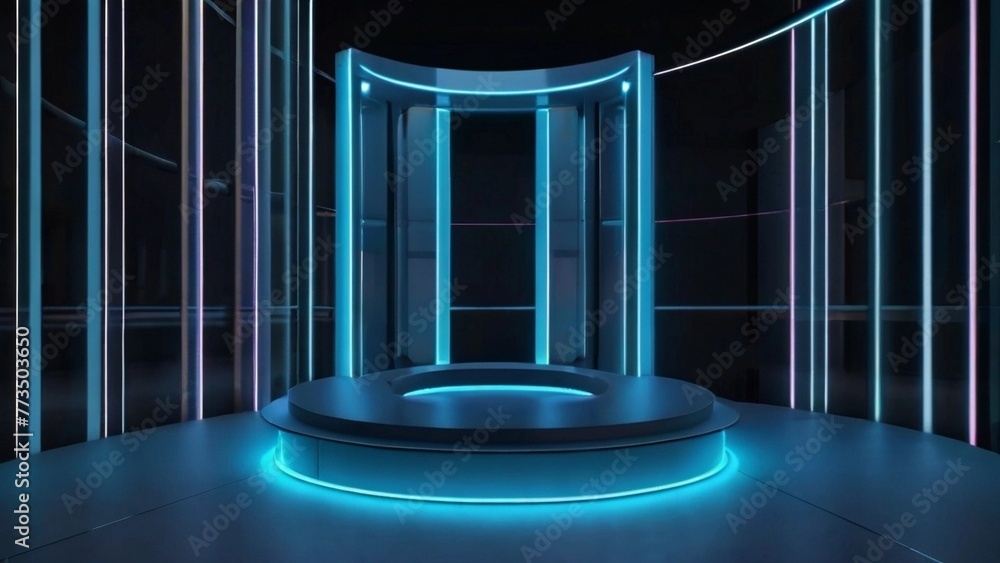 abstract neon glow color 4K moving seamless art loop background ...