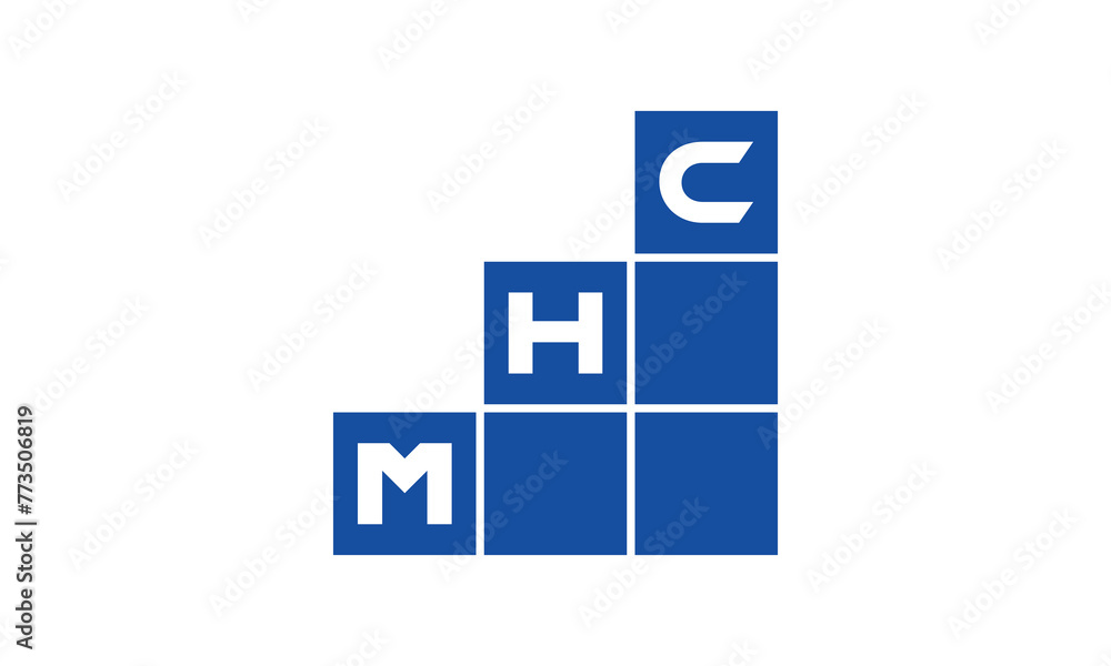 MHC initial letter financial logo design vector template. economics ...