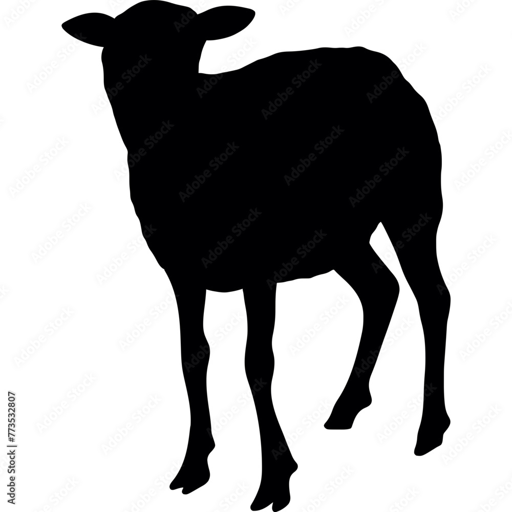 Animals silhouette vector, zoo, animal farm, Animals logos collection ...