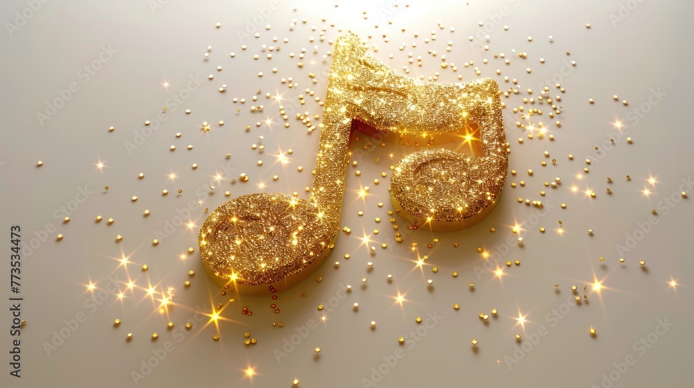 Captivating golden music: an enchanting symphony of melody and harmony ...