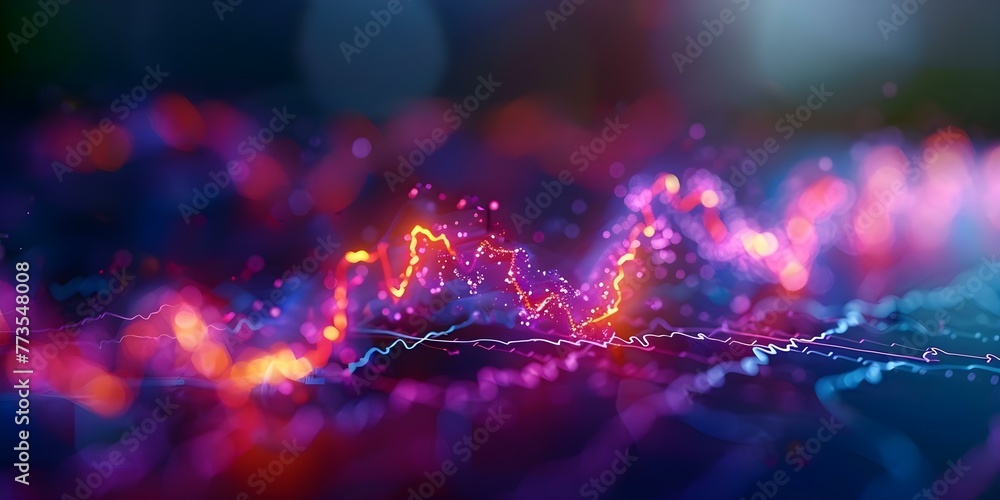 Ilustrace „Illustration of typical heart rhythm on EKG monitor. Concept ...