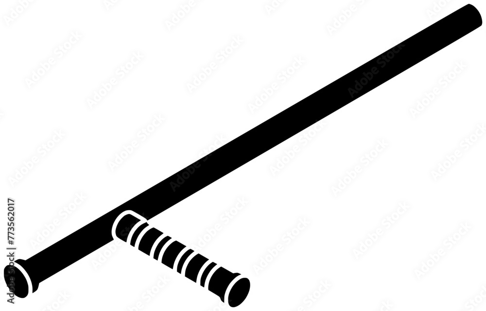 police illustration baton silhouette security logo officer icon cop ...