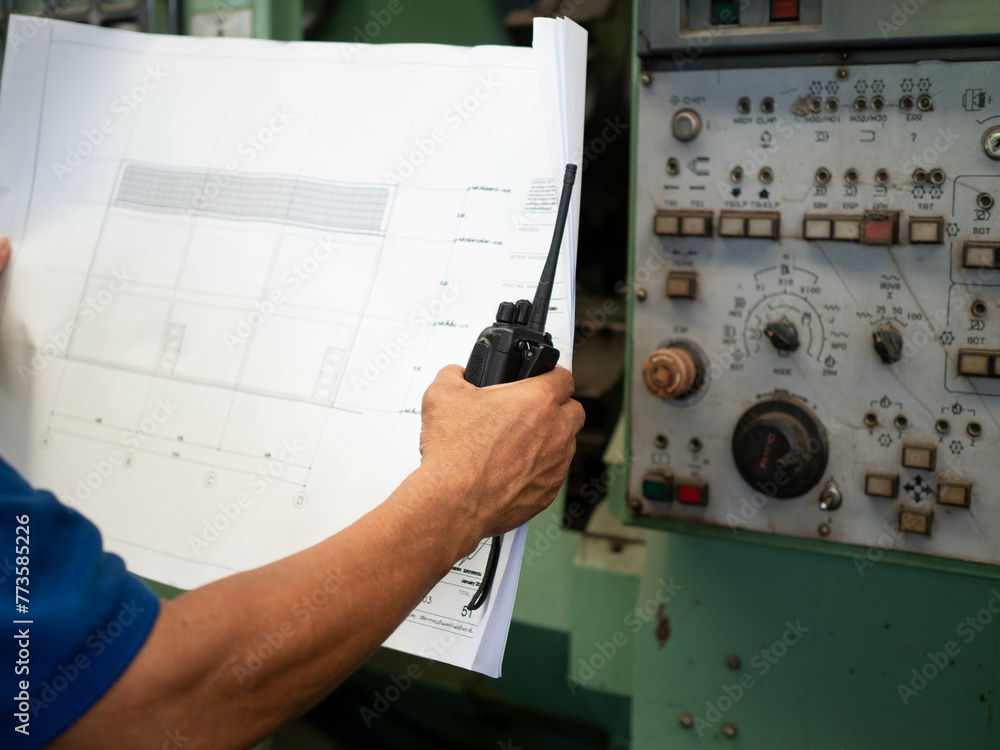 Paper work document project site plan office design blueprint body part ...