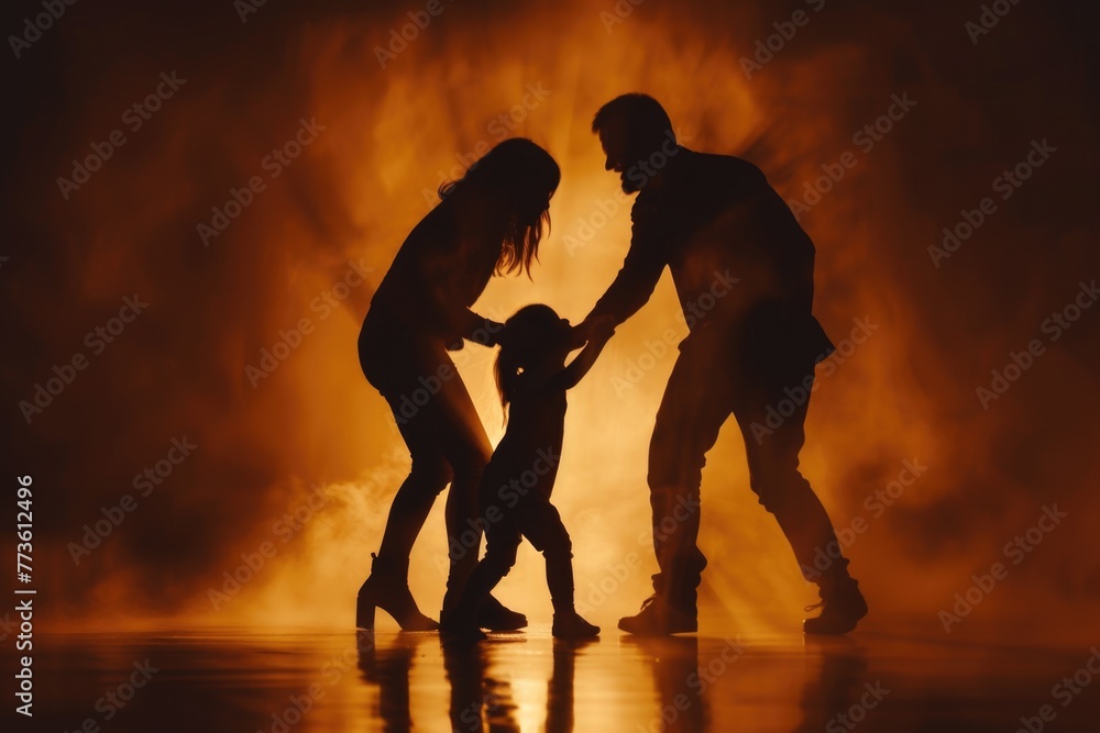 Ilustrace „Domestic violence: a poignant portrayal of the harrowing ...