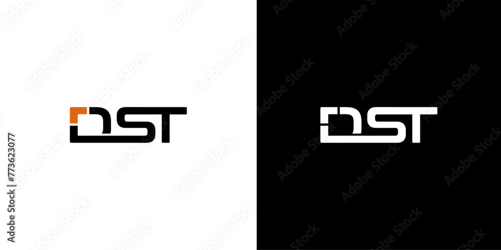 DST letter logo vector design, DST simple and modern logo. DST ...