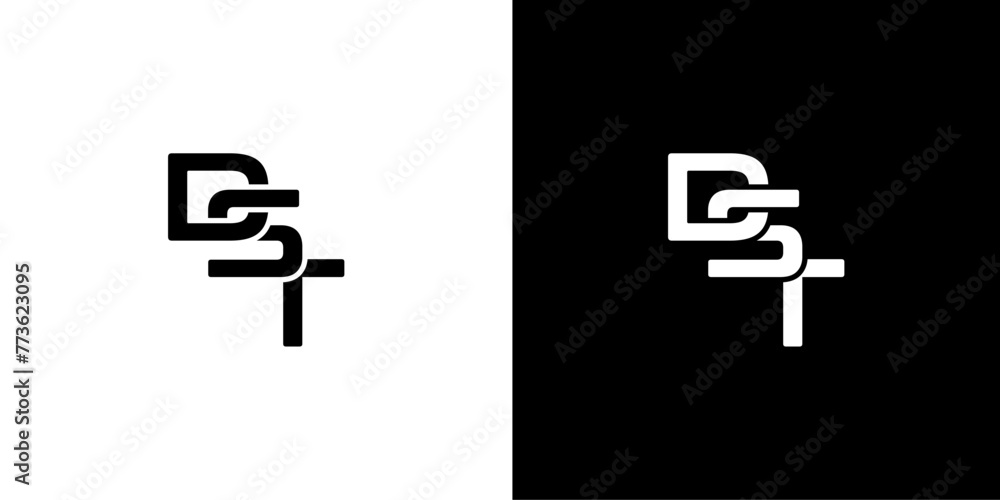 DST letter logo vector design, DST simple and modern logo. DST ...