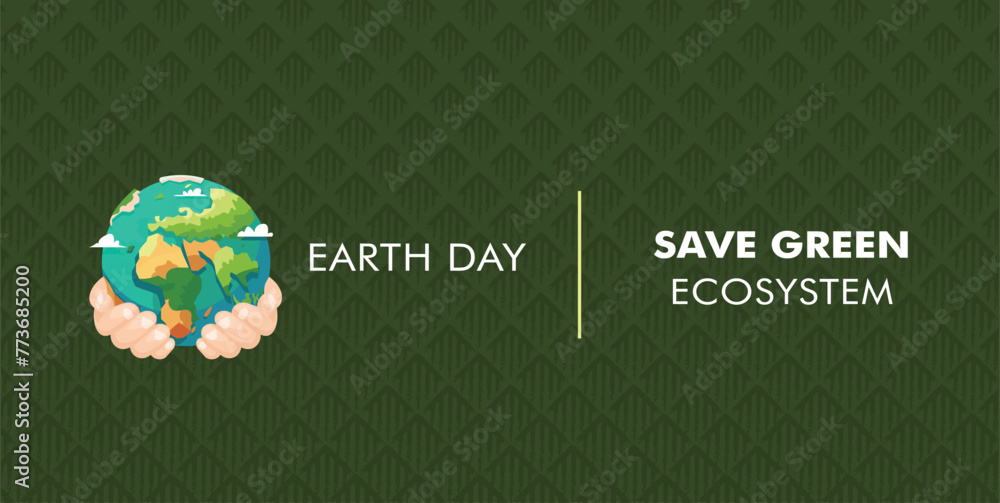 Earth Day International Mother Earth Day Happy Earth day concept Save ...