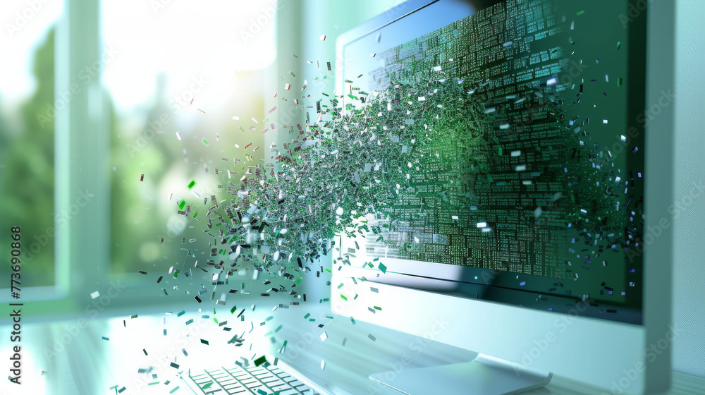 Buffer Overflow Vulnerabilities Illustrated With Overflowing Code In 3d