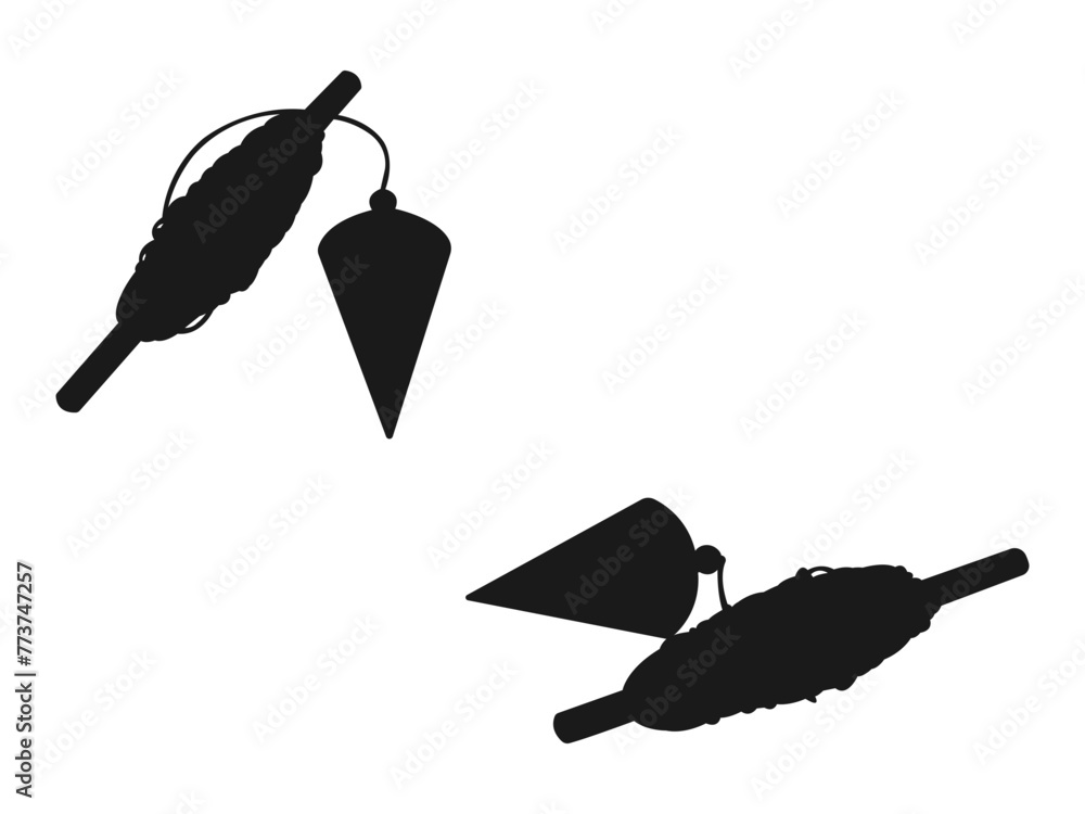 Plumb Bob Icon, Plummet Icon, Construction Tool Icon Vector Art ...