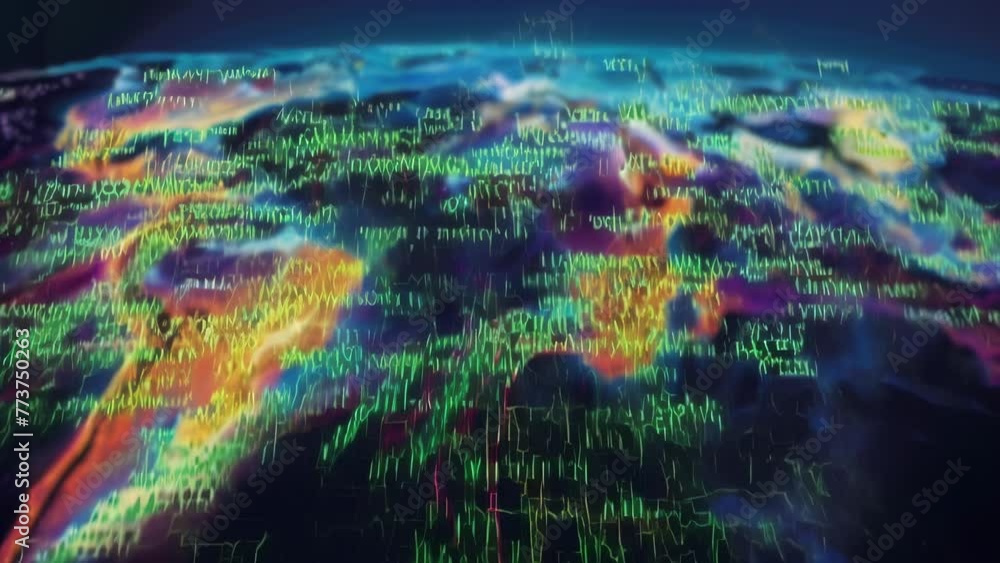 Explore an interactive map of the world showcasing a dynamic range of ...